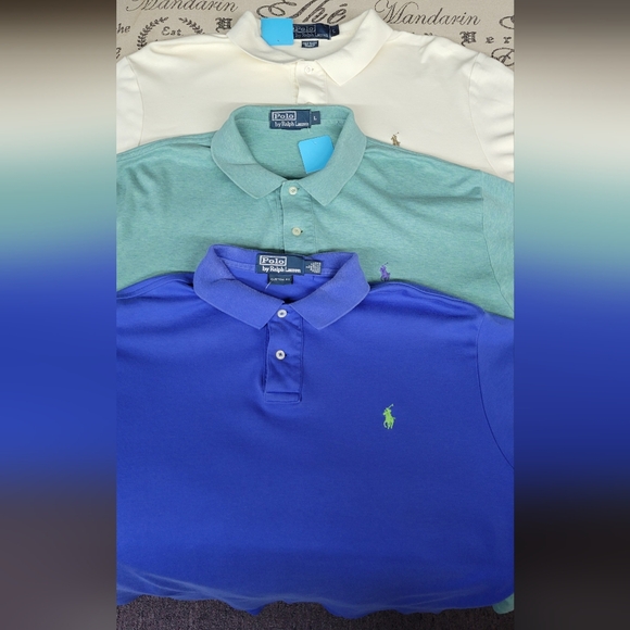 Polo Ralph Lauren | Shirts | Polo By Ralph Lauren Mens L Polo Shirt ...